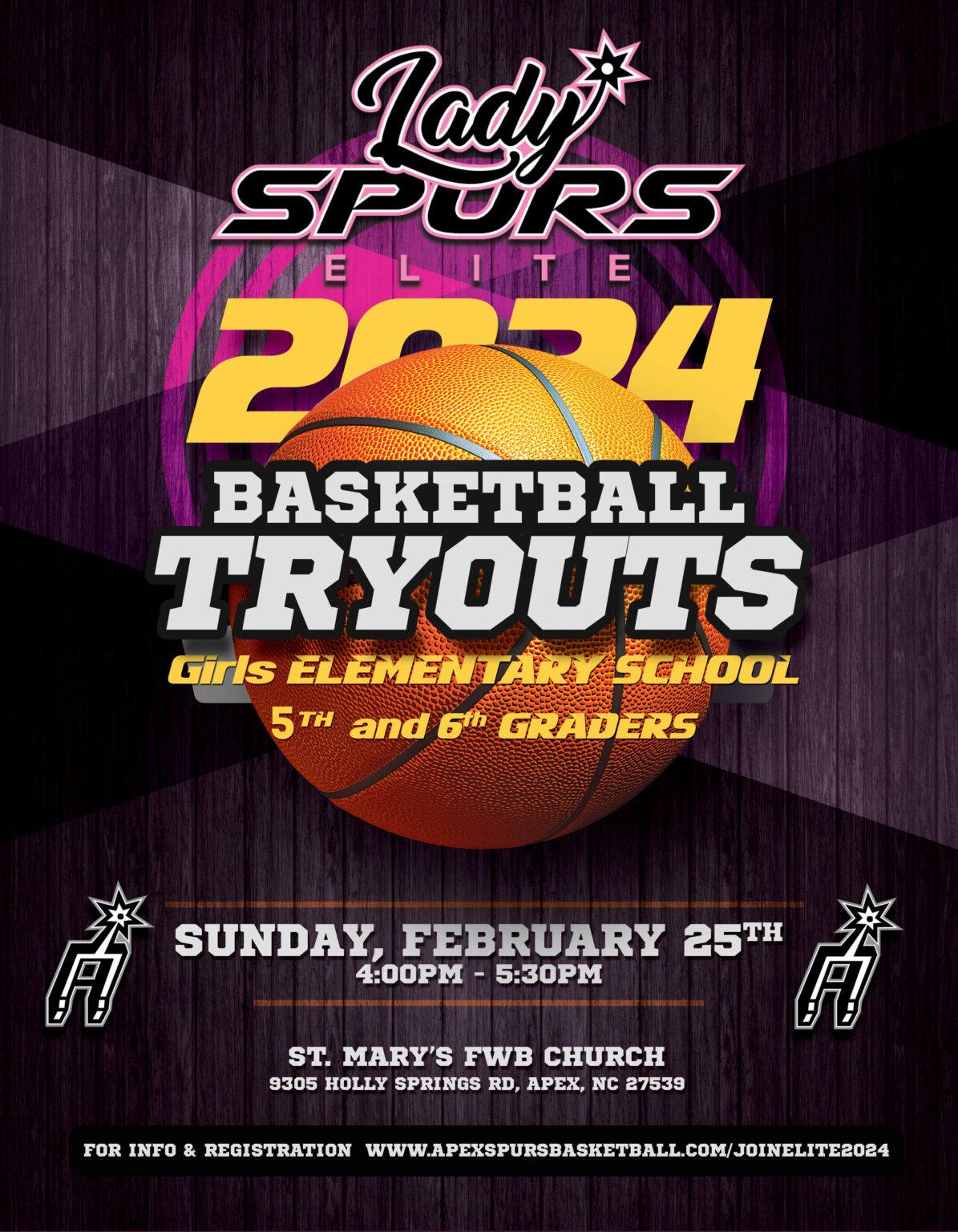 APEX SPURS LADY SPURS ELITE BASKETBALL TRYOUTS | Apex Spurs