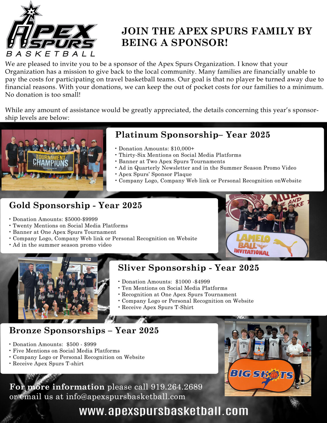 Sponsorship | Apex Spurs